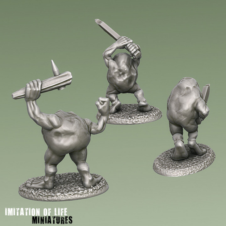 3D Printable Spuddington, the potato mutant by Imitation of Life Miniatures