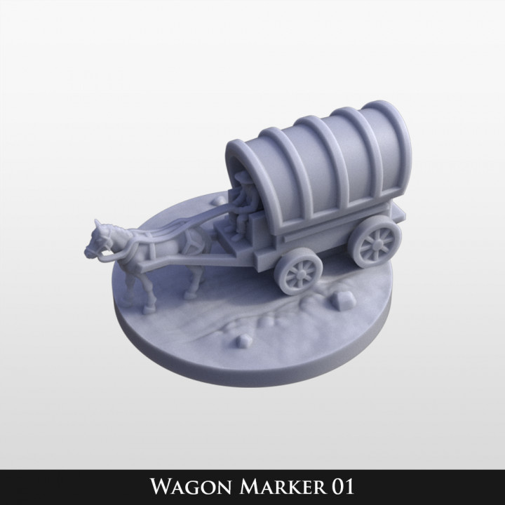 3D Printable Hexton Hills Token Set 01 by Hexton Hills