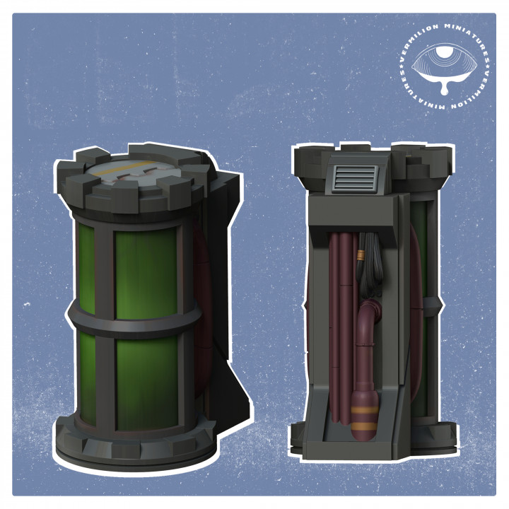 3D Printable 2 Lab capsule by Vermilion Miniatures