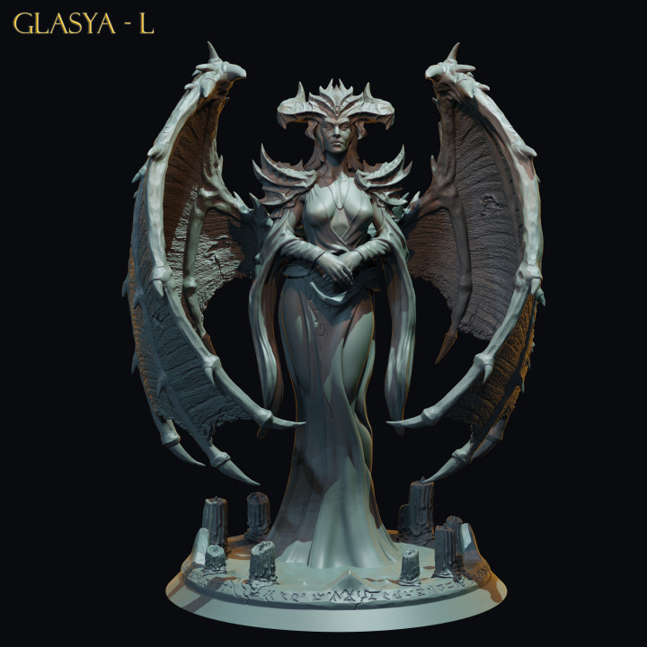 3D Printable Glasya by Claymore Miniatures