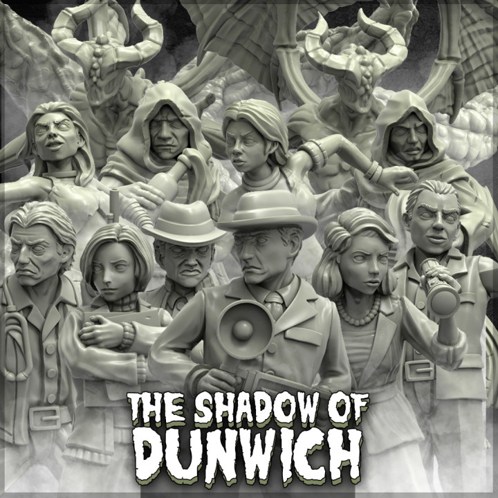 3D Printable THE SHADOW OF DUNWICH - Full Pack by Adaevy Creations
