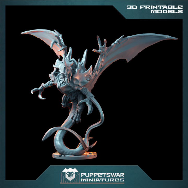 下载 Winged Hivelord 通过 Puppetswar Miniatures