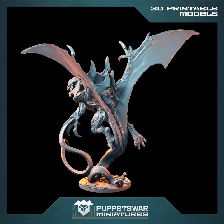 Descargar Winged Hivelord de Puppetswar Miniatures