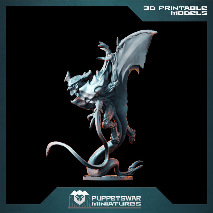 下载 Winged Hivelord 通过 Puppetswar Miniatures