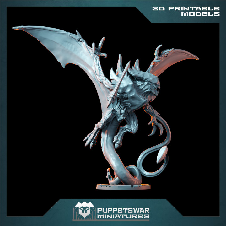 Descargar Winged Hivelord de Puppetswar Miniatures