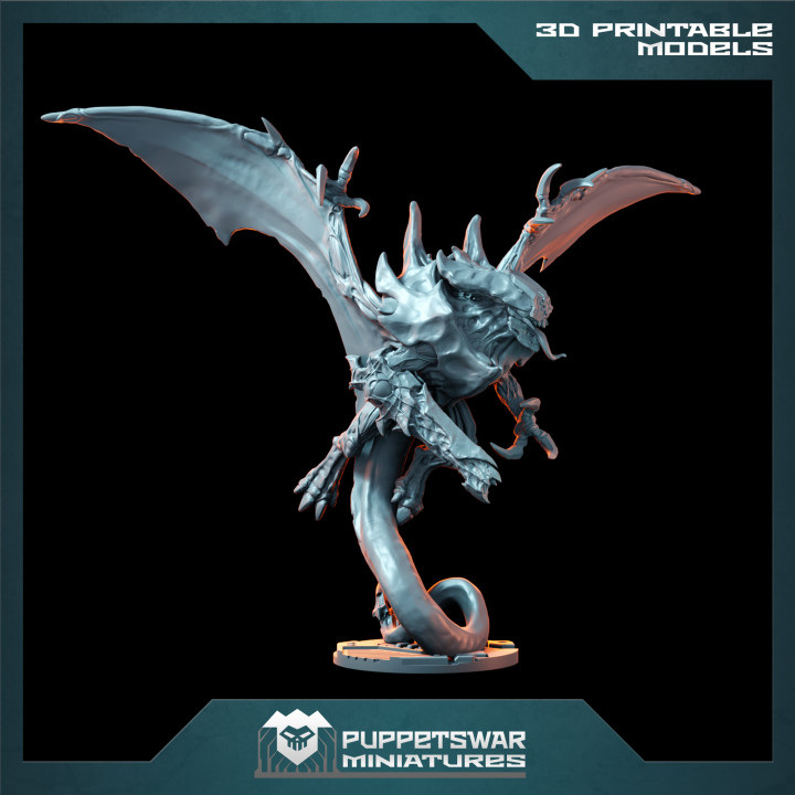 Descargar Winged Hivelord de Puppetswar Miniatures