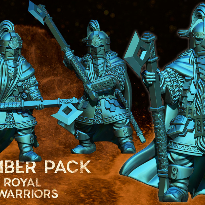 3D Printable KZKMINIS - November Release - Exiled Dwarves by KZKMINIS