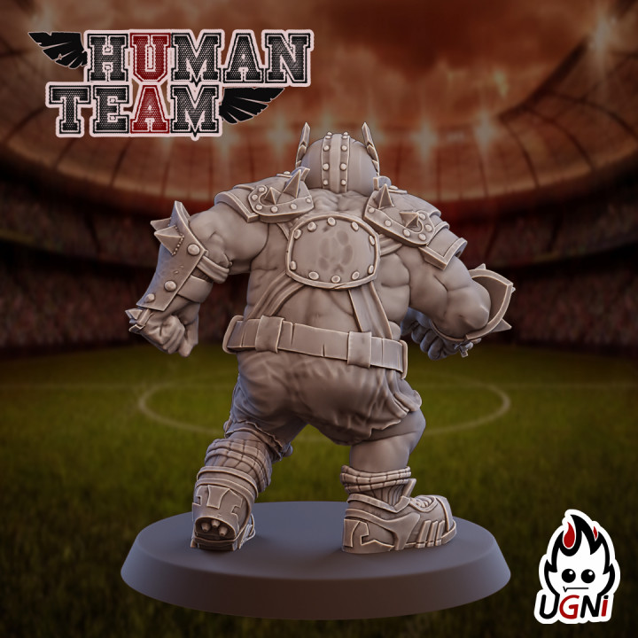 3D Printable Ogre - Human Team by UGNI Miniatures
