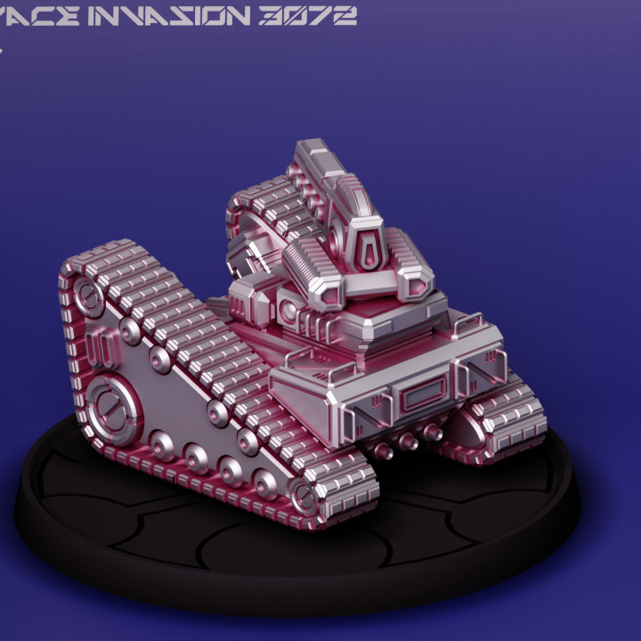 3D Printable LIC - Greek Spirit medium tank by The Lelanian Industrial ...