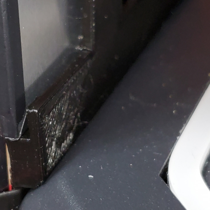 3D Printable Hyte Y60 Corner Glass Screen Mount by Robert