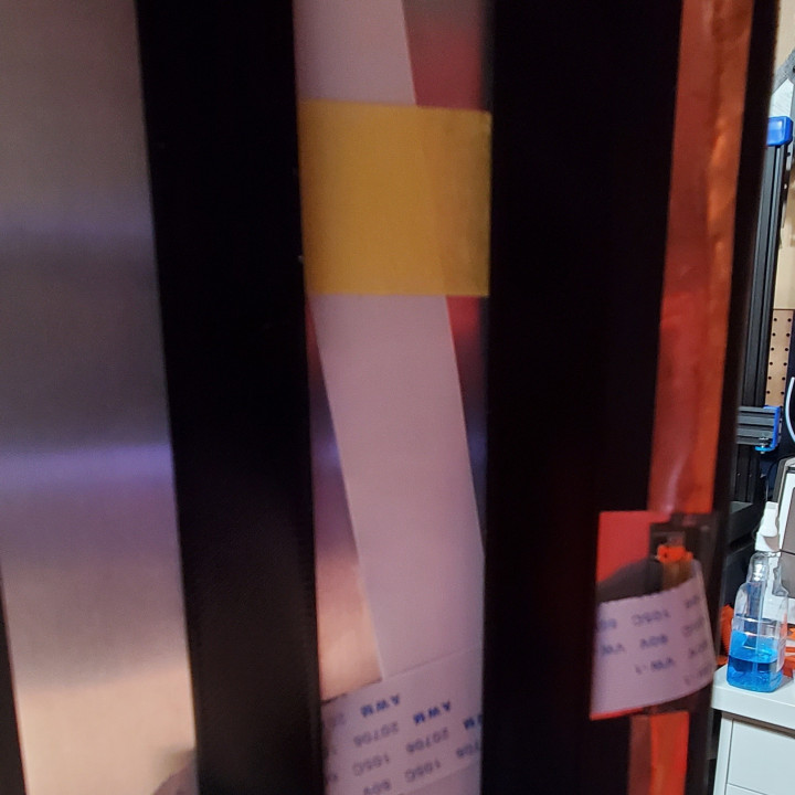 3D Printable Hyte Y60 Corner Glass Screen Mount by Robert