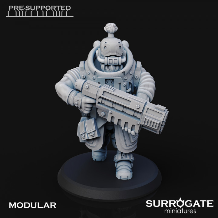 3D Printable Zoltan Alliance Spec Ops Warriors, Surrogate Miniatures ...
