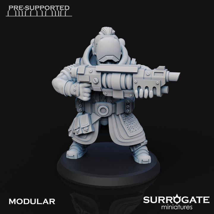 3D Printable Zoltan Alliance Spec Ops Warriors, Surrogate Miniatures ...