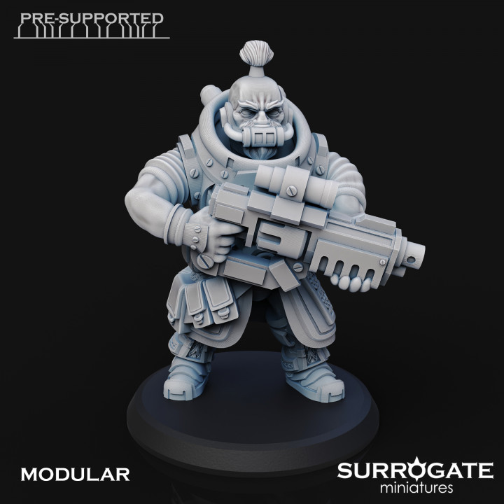 3D Printable Zoltan Alliance Spec Ops Warriors, Surrogate Miniatures ...