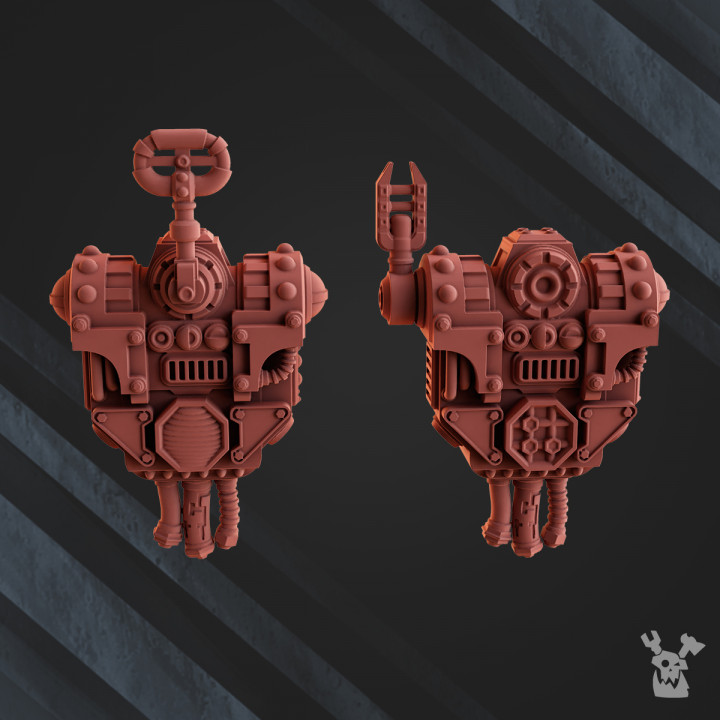 3D Printable Machine Cult Scout Warriors Assembly Kit by dakkadakka.store