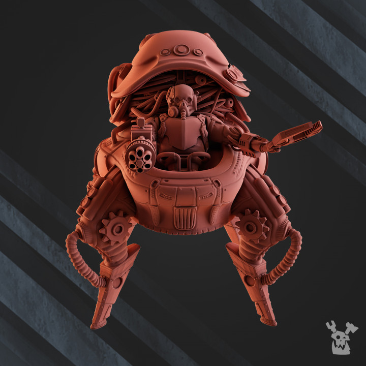 3D Printable Machine Cult KT-08 Crasher by dakkadakka.store