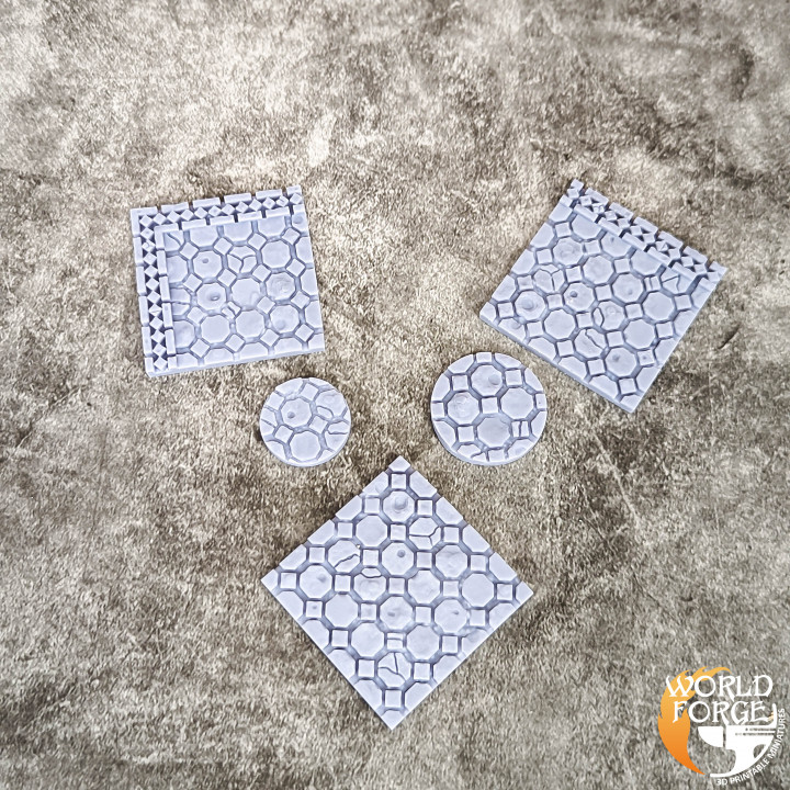 3D Printable Workshop Tiles by World Forge Miniatures