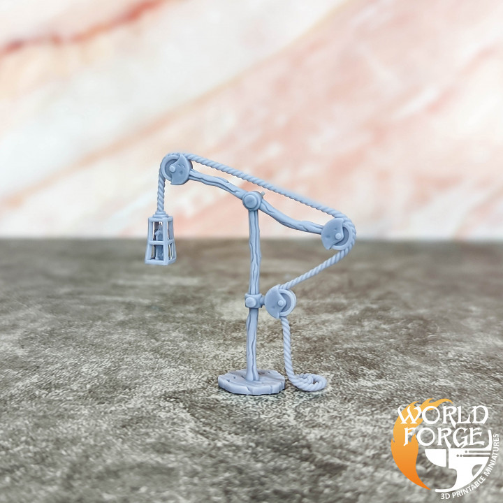 3D Printable Workshop Light by World Forge Miniatures