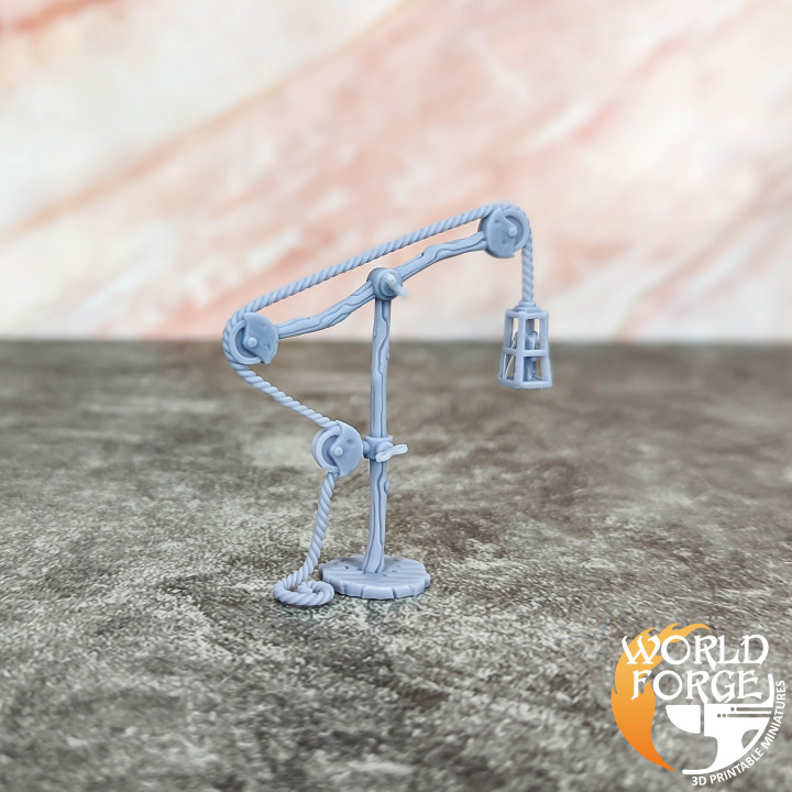 3D Printable Workshop Light by World Forge Miniatures