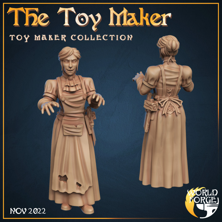 3D Printable The Toy Maker by World Forge Miniatures