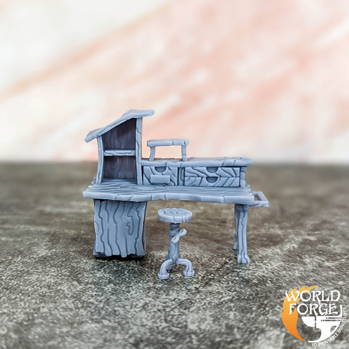 3D Printable Toy Workbench by Embernell Studio