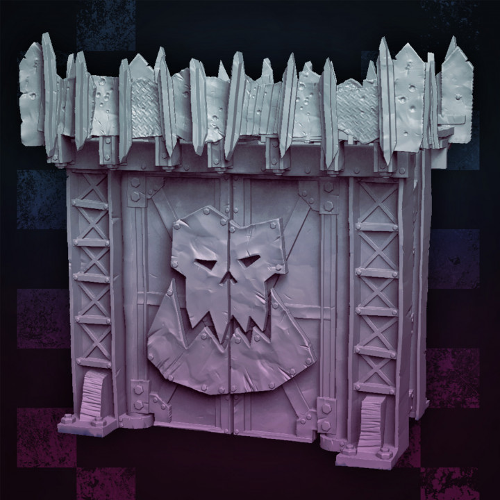3D Printable MrModulork's Fortress - Gate Kit by MrModulork