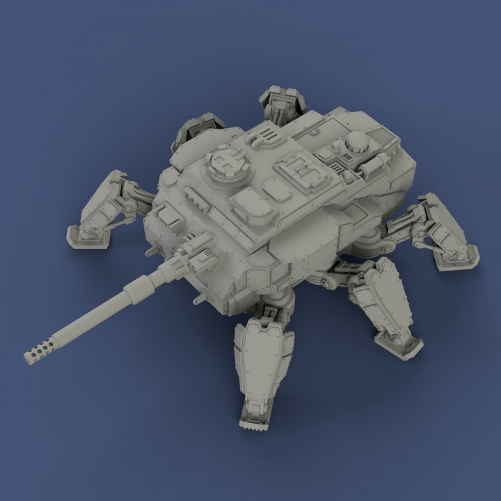 3D Printable Walking Tank Upgrade for MK VI Landship by Tread Heads