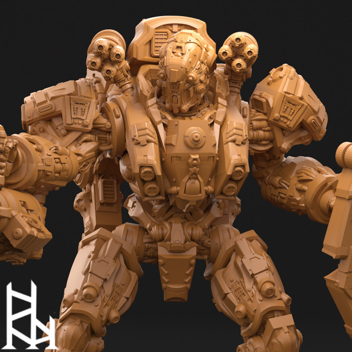 3D Printable Anime Mech by 3DArtGuy