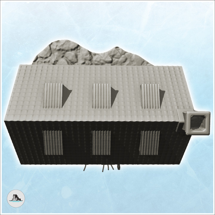 3D Printable House with floor 13 - Modern WW2 WW1 Western Eastern Front ...