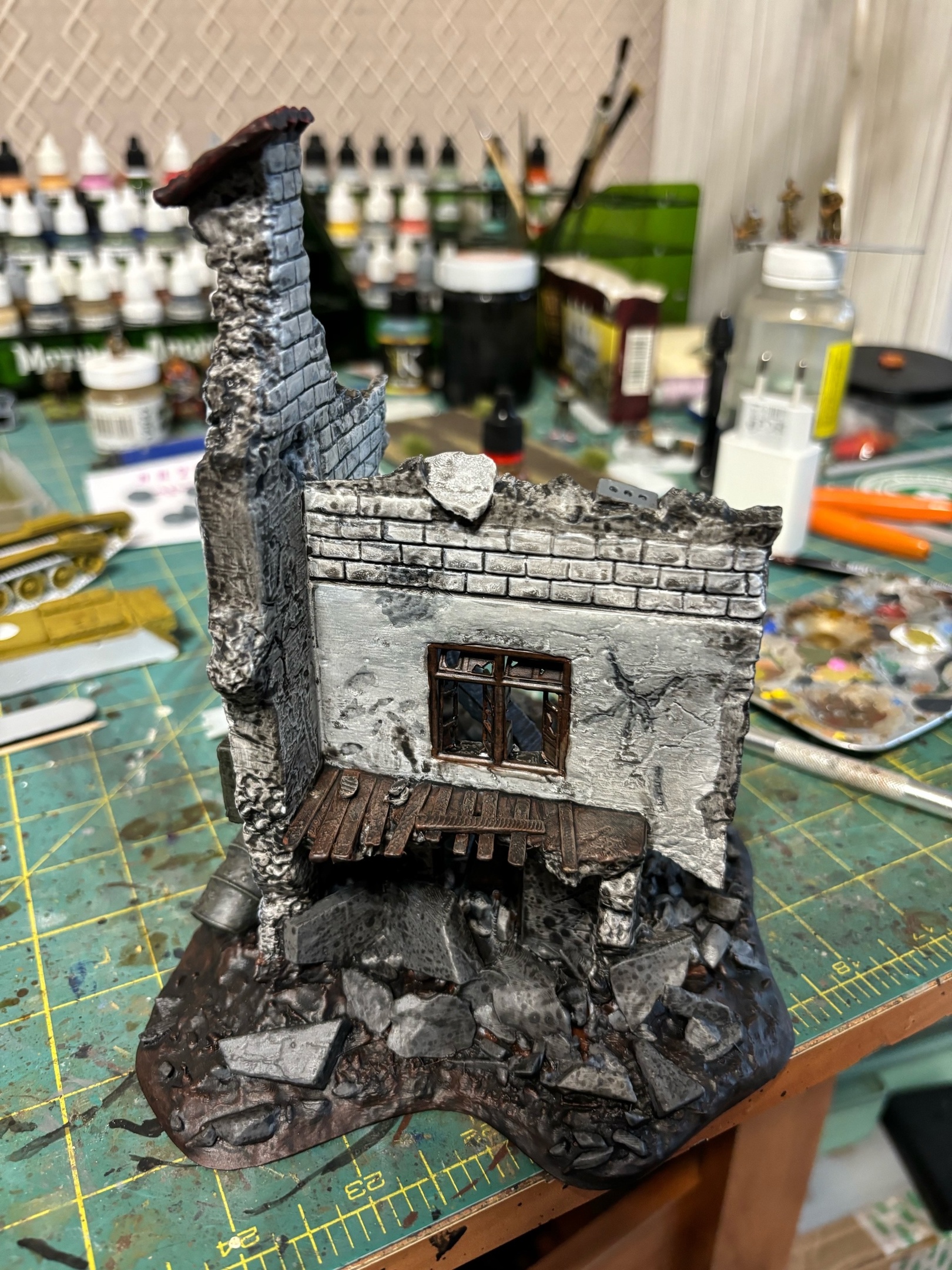 3D Printable Corner ruins 14 - Modern WW2 WW1 Western Eastern Front ...