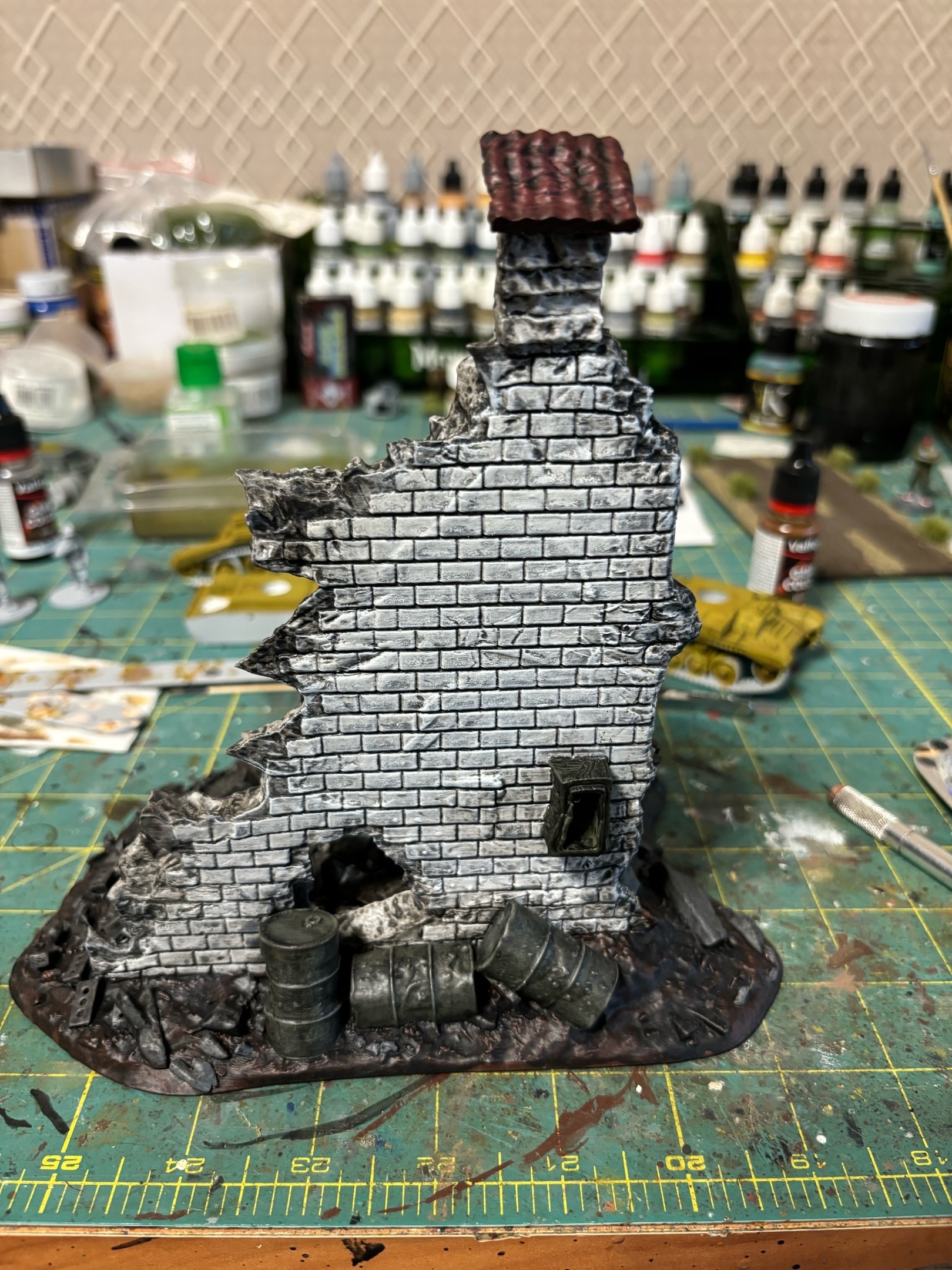 3D Printable Corner ruins 14 - Modern WW2 WW1 Western Eastern Front ...