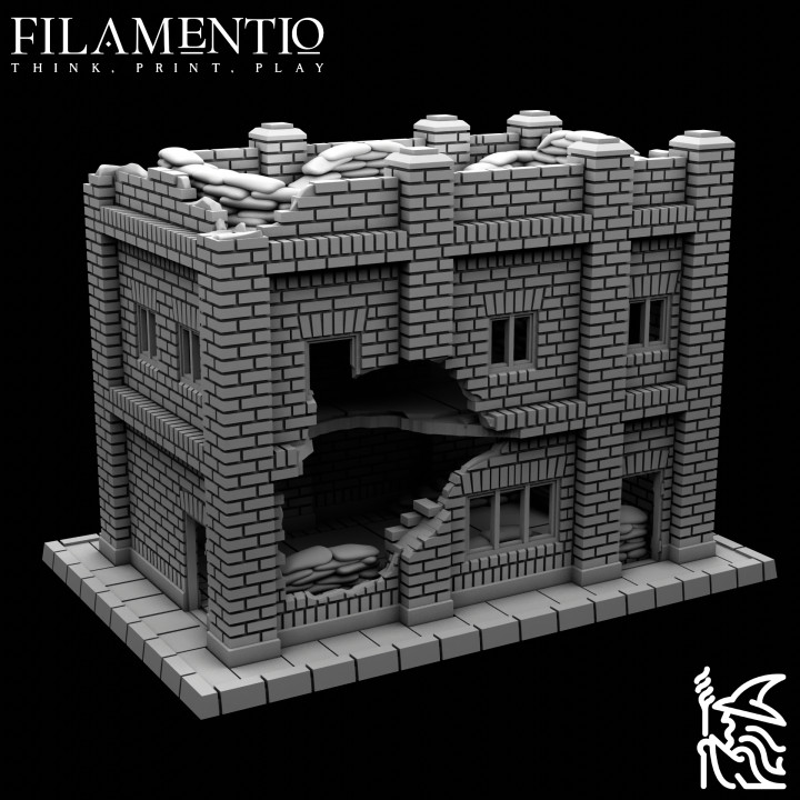 3D Printable Red Brick Factory by Filamentio