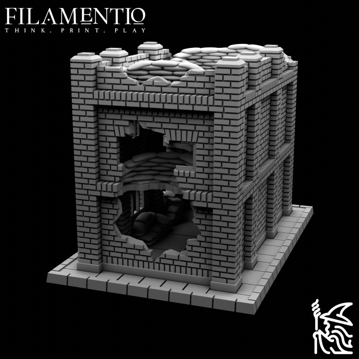3D Printable Red Brick Factory by Filamentio