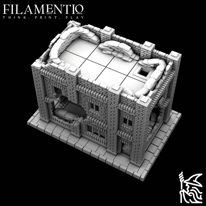 3D Printable Red Brick Factory by Filamentio