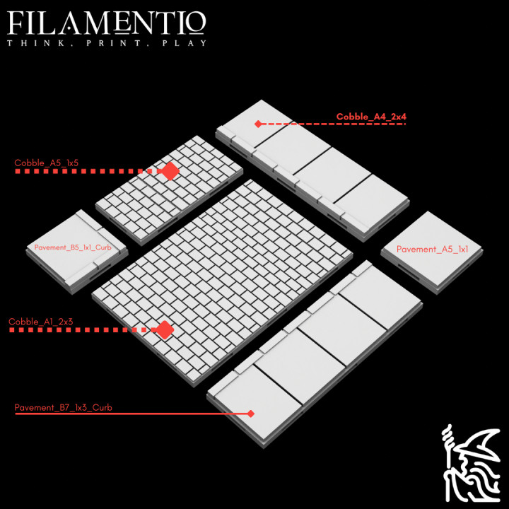 3D Printable Modular Streets by Filamentio