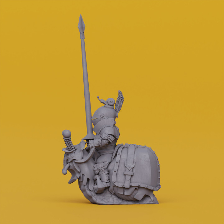 3D Printable Frog Bullywug Mounted Knights by vector.miniatures