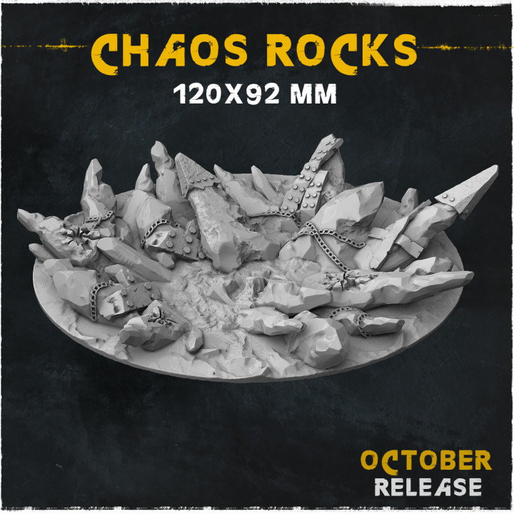 3D Printable Chaos Rocks - Big Set by Zabavka Workshop