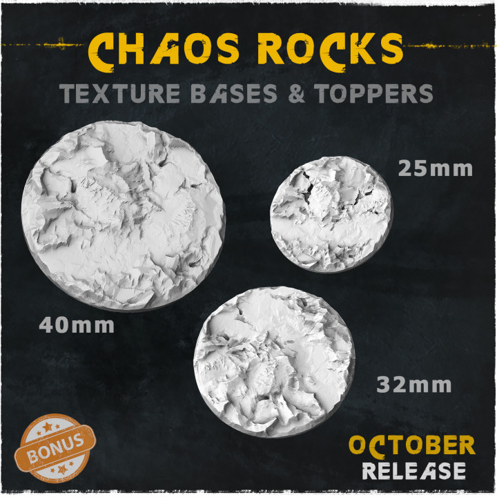 3D Printable Chaos Rocks - Big Set by Zabavka Workshop
