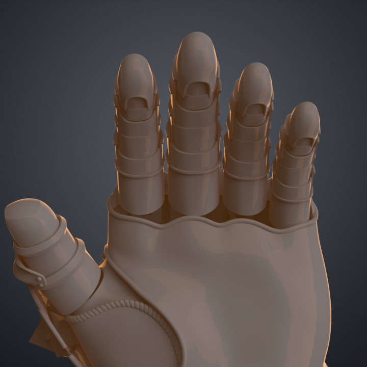 3D Printable The Infinity Gauntlet – Wearable DnD Dice Holder by 3Demon