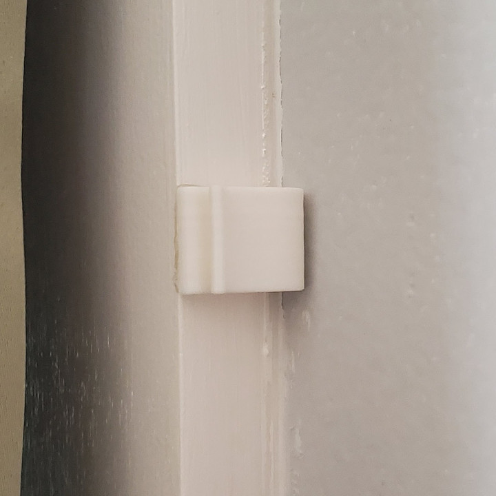 3D Printable Curtain side clip by cu de vaca