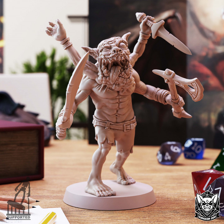 3D Printable Mutated Goblin - Koruvus by Dungeon Dog