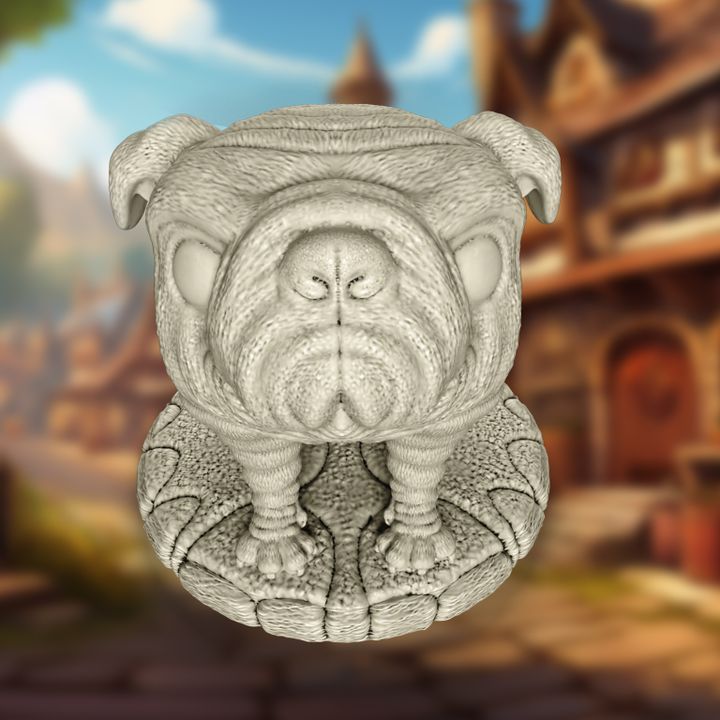 3D Printable Drogo the Dog by Krakulu