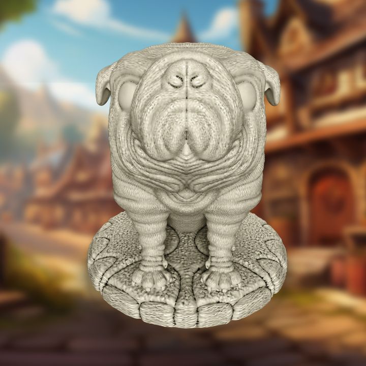 3D Printable Drogo the Dog by Krakulu
