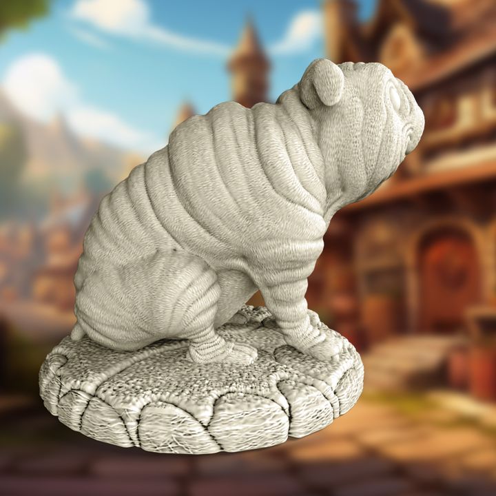 3D Printable Drogo the Dog by Krakulu