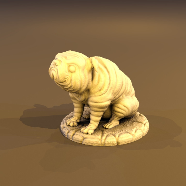 3D Printable Drogo the Dog by Krakulu