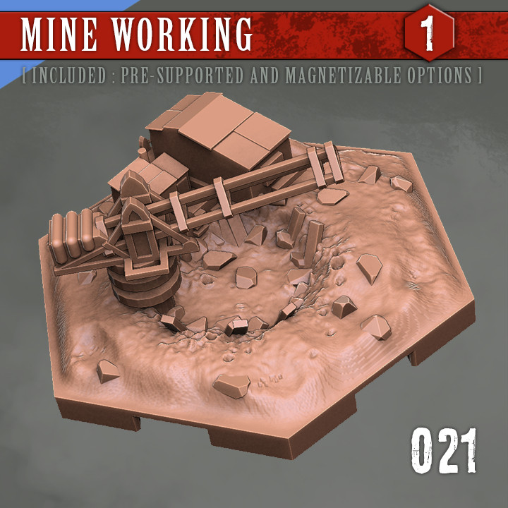 3D Printable NECROMUNDA ORLOCK TERRITORIES by PopovLaboratory