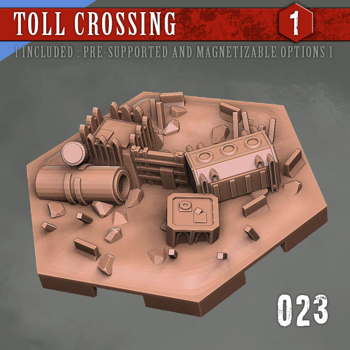 3D Printable NECROMUNDA ORLOCK TERRITORIES by PopovLaboratory