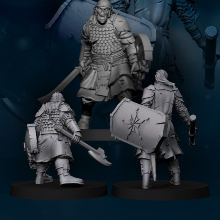 3D Printable 4x Dead Spirit | Dead City | Fantasy by Davale Games