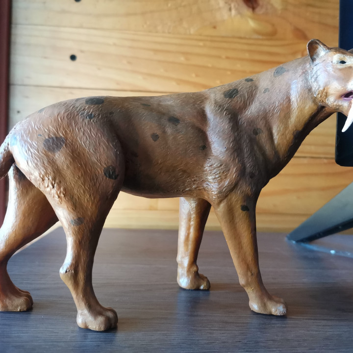3D Print of Smilodon populator : The Saber-toothed Cat by dinowilliam