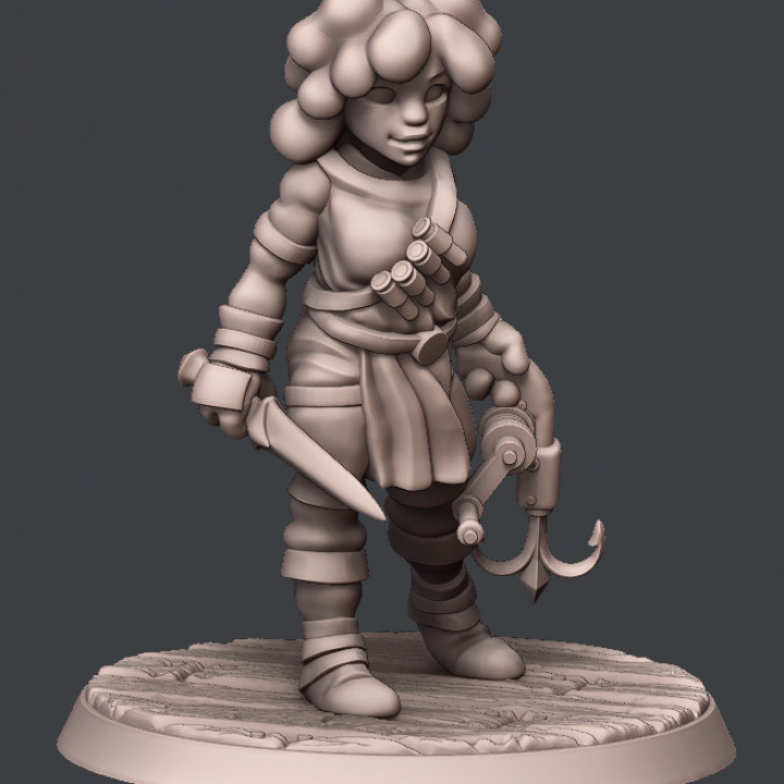3D Printable Female Plasmoid by Stonehaven Miniatures
